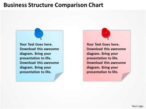 Business Powerpoint Template Structure Comparison Chart Ppt Slides