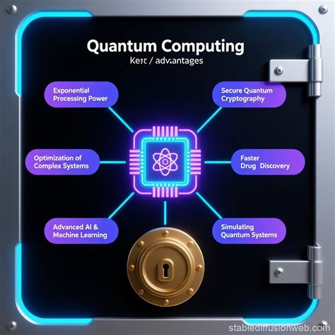 Quantum Computing Advantages Infographic Stable Diffusion Online