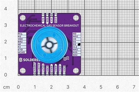 High Precision Electrochemical O₃ Gas Sensor Breakout Soldered