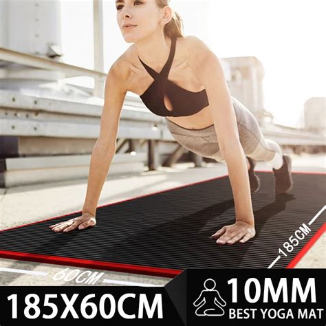 Yoga Mat Egzersiz Ekipmanları Mat Fitness Egzersiz Için Evde Spor Salonu Pilates Spor