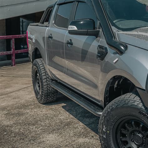 Rock Slider Side Steps To Suit Ford Ranger Px1 2 3 Dual Cab Extra Cab