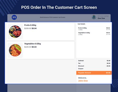 Woocommerce Pos Customer Screen Secondary Customer Facing Screen Webkul