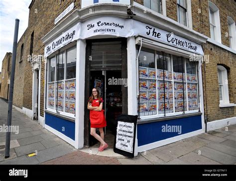 Textile Artist Lucy Sparrow Stands In Doorway Art Installation Hi Res