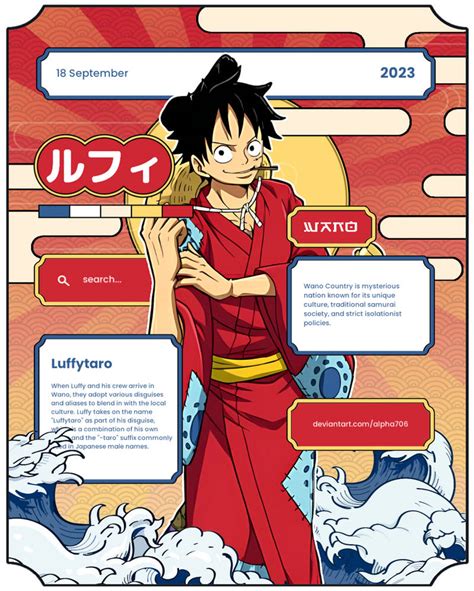 Luffy One Piece Ui Design Edit By Alpha706 On Deviantart