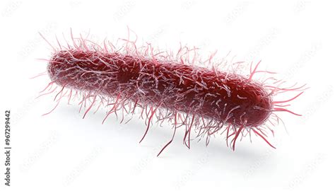 An Ultra Macro And Sharp Image Of A Escherichia Coli E Coli A Rod