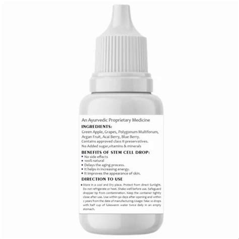 Stem Cell Drops 30 Ml At Rs 40bottle In Jaipur Id 27119279030
