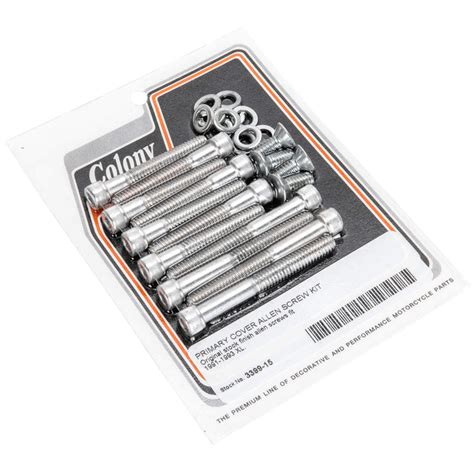 Colony Machine 3399 15 Primary Cover Allen Screw Kit 1991 1993 Harley