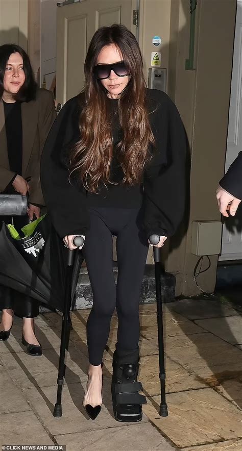 Victoria Beckham Remains Queen Of Fashion Despite Footbrake Essex
