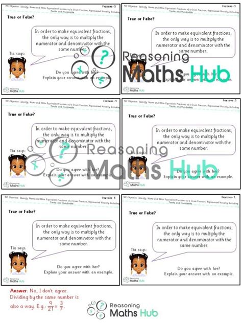 Identify Name And Write Equivalent Fractions Of A Given Fraction Represented Visually