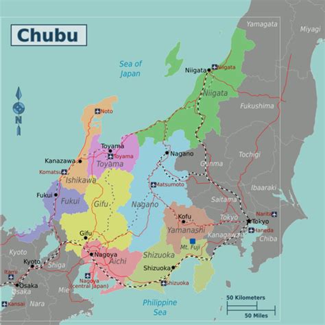 Archivo Japan Chubu Map