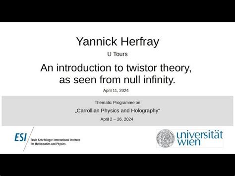 Free Video An Introduction To Twistor Theory As Seen From Null