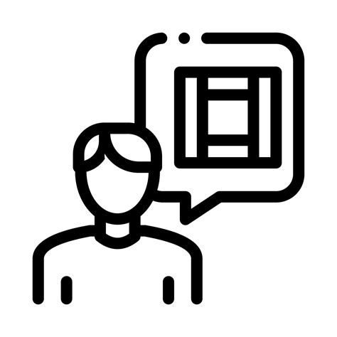 Technology Consultant Icon Vector Outline Illustration 17592298 Vector