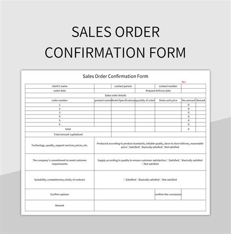 6 Sales Order Form Template Sampletemplatess Sampletemplatess