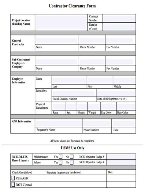 Free 6 Company Clearance Samples In Pdf