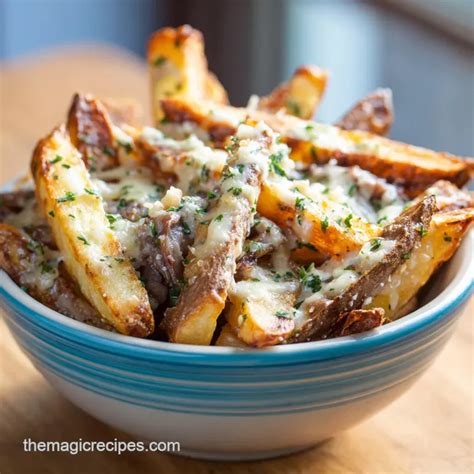 Garlic Parmesan Baked Steak Fries For 4 Servings