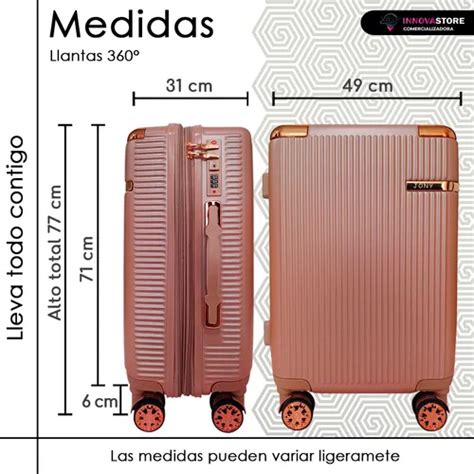 Medidas Maleta 25 Kg