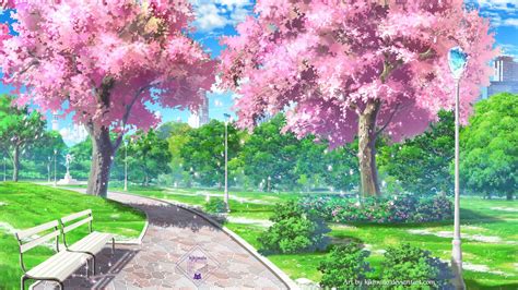 Green Outdoor Anime Wallpapers Wallpaper Cave