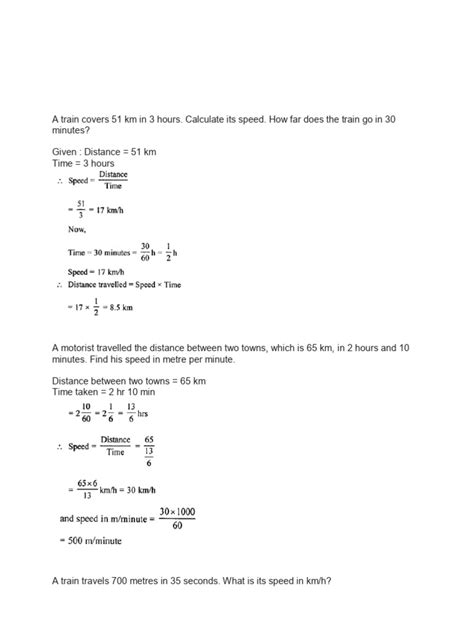 Selina Concise Maths Solutions Class 6 Chapter 17 Idea Of Speed