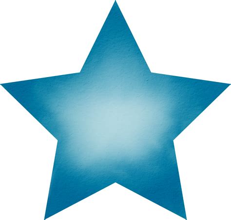 Watercolour Five Pointed Star 15337461 Png