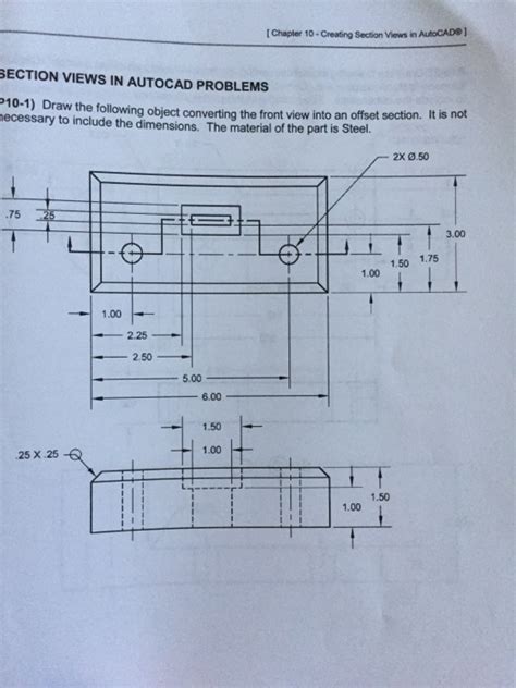 Solved Chapter Creating Section Views In AutoCAD Chegg