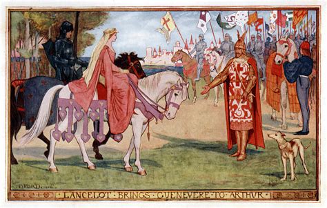 King Arthur Lady Guinevere And Sir Lancelot Detroit Chinatown