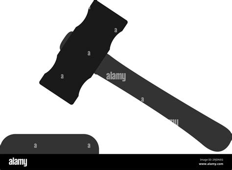 Hammer Logo Vector Icon Template Stock Vector Image And Art Alamy