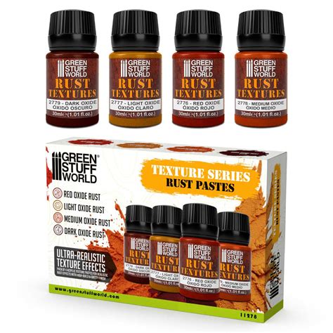 Rust Texture Set 30ml Pack X4 Gsw
