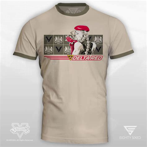 Street Fighter Delta Red Shirt The Gaming Shelf
