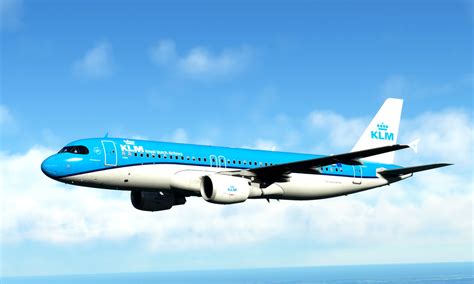 Klm Airbus A320 Ph Aea 8k W Cabin Fenix A320 For Microsoft Flight