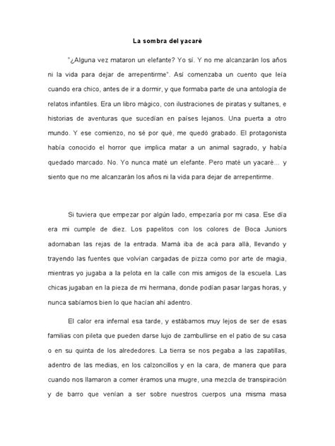 La Sombra Del Yacaré Pdf