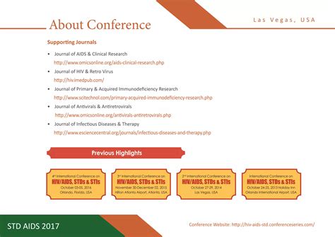 Std Aids 2017brochure Ppt