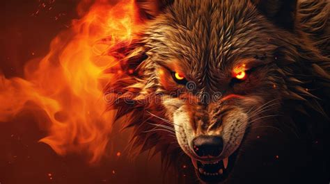 Determined Wolf Stock Illustrations 565 Determined Wolf Stock