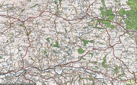 Historic Ordnance Survey Map Of Neen Sollars 1920