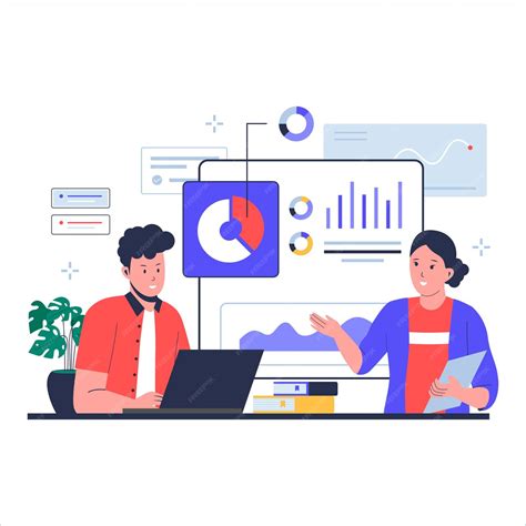 Premium Vector Business Team Analytics Concept Illustration