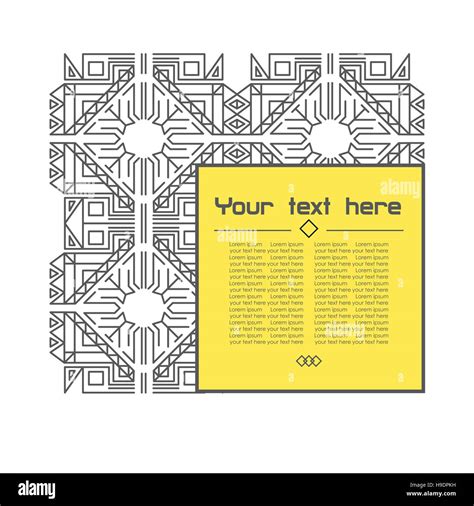 Geometric Linear Pattern Stock Vector Image And Art Alamy