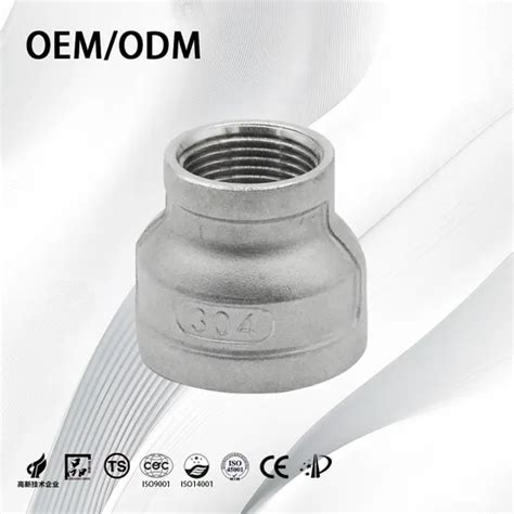Stainless Steel Oem Customize Standard Nptbsp Compression Reducer
