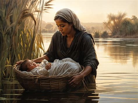Moses In A Basket With Miriam Paul Chung Design