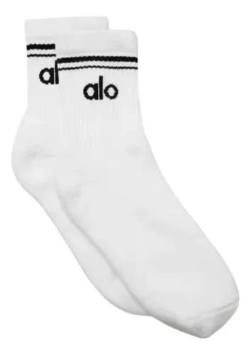 Calcetas Unisex Alo Yoga Original Half Crew Throwback Sock Meses Sin