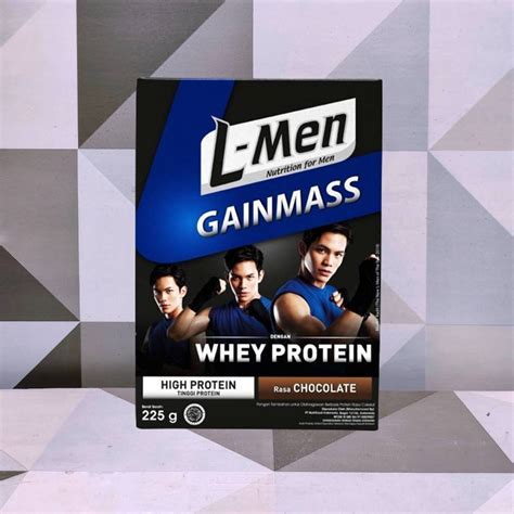 Jual L Men Lmen Gain Mass 225 G Suplemen Penambah Massa Otot Whey
