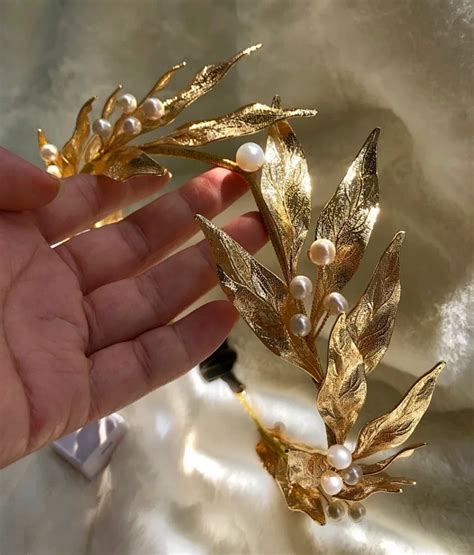 【雅典娜】金叶子发冠 小红书 花瓣网