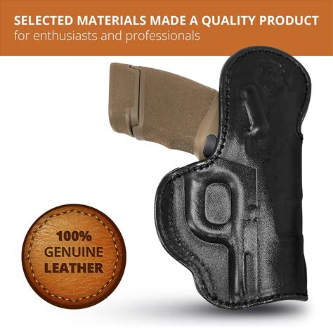 Ph Funda De Cuero Genuino Para Pistola Springfield Hellcat Funda
