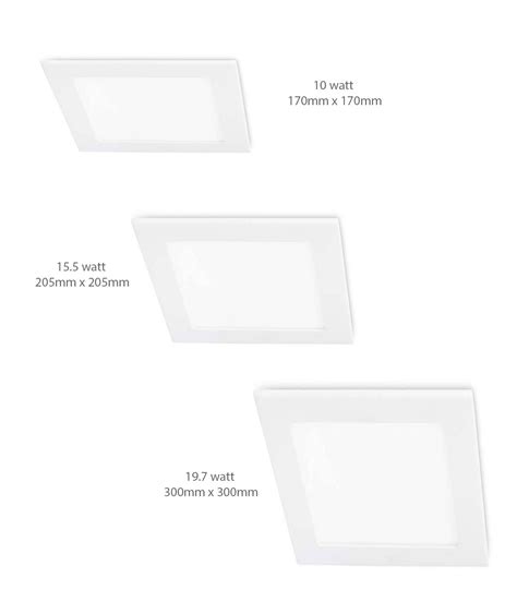 Slim Profile Square Shaped Led Downlight 3 Options
