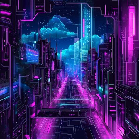 Cyberpunk Aesthetic Premium Ai Generated Image