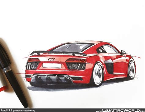 Audi R8 Drawing At Free For Personal Use Audi R8