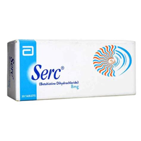 Serc 8mg Tab 30s