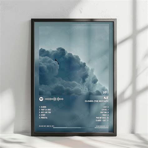 Nf Clouds The Mixtape Album Cover Poster Complete Tracklist