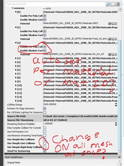 Udk Model Import With Material Settings — Polycount
