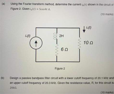 solved a using the fourier transform method determine the