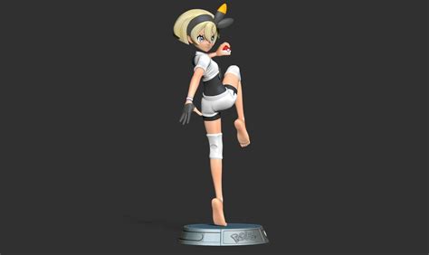 Bea Pokemon Fanart 3d Model 3d Printable Cgtrader