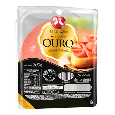 Mortadela Ouro Fatiado Perdigão 200 G Carrefour